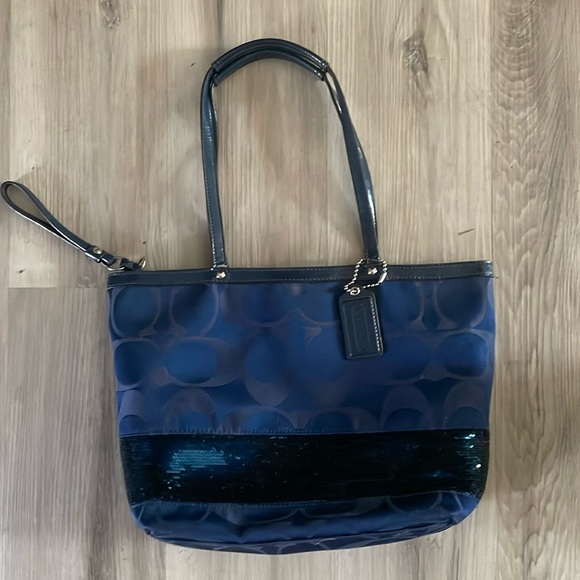 Coach | Bags | Blueberry Signature C Coach Tote | Poshmark
